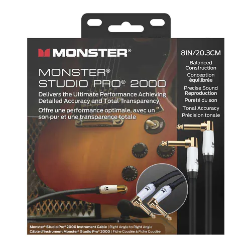 Monster Cable Studio Pro 2000 Patchkabel 20cm - Snarenshop.nl
